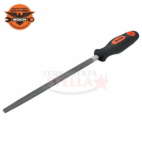 LIME LIMA IN ACCIAIO QUADRATA PER FERRO METALLO 8" MM 200 MANICO ...