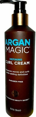 Argan Magic Defining Curl Cream 8.5 oz Enhances waves Adding Definition ...