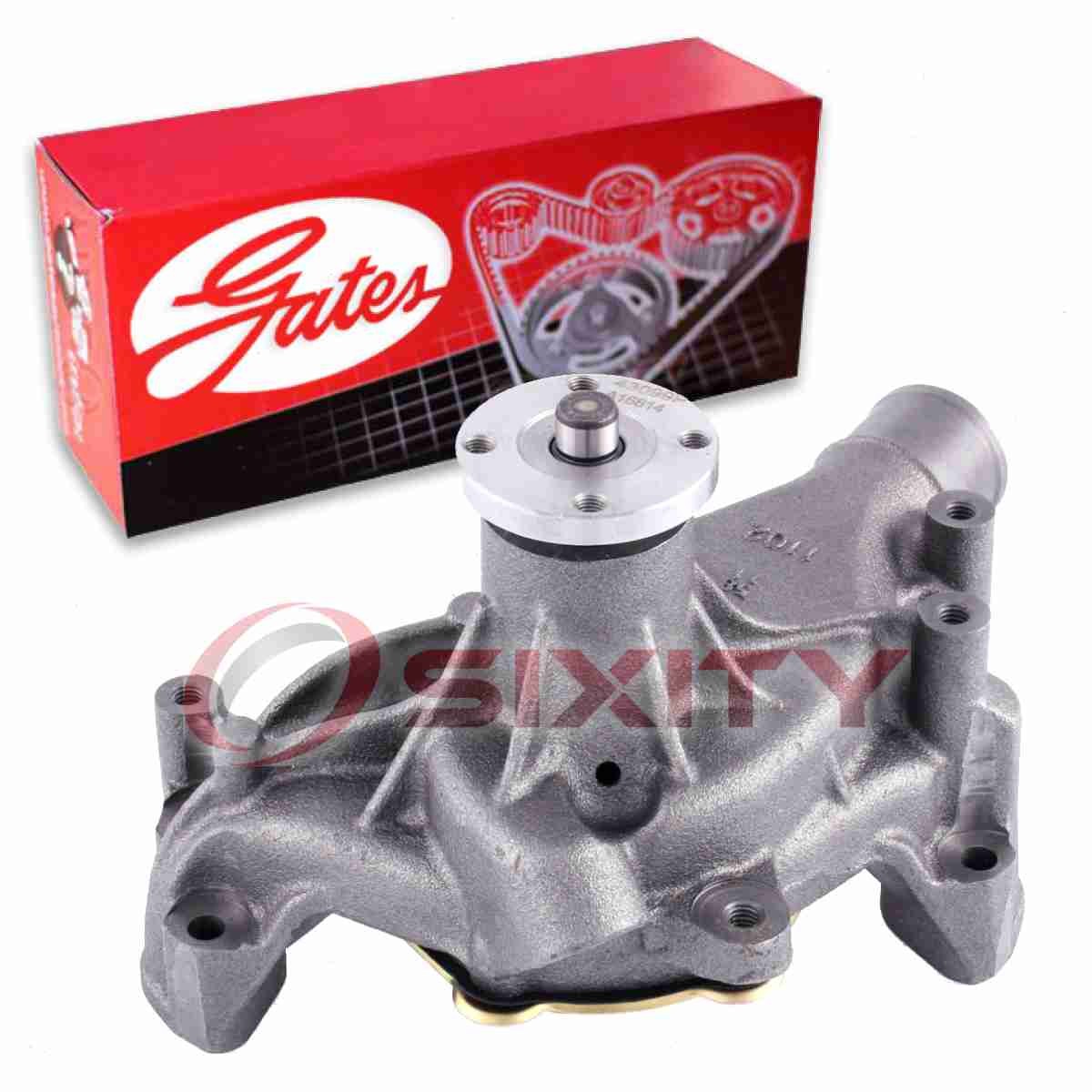 Gates Engine Water Pump for 1987 GMC V1500 4.3L 5.0L 5.7L V6 V8 Coolant ...