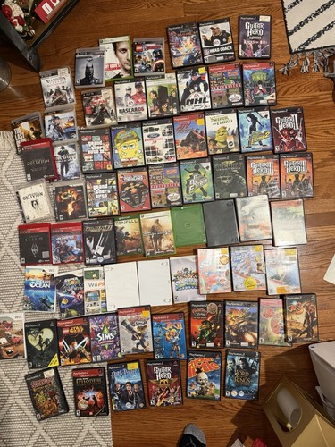 Used EMPTY Video Game Cases Lot 67 PS2 WII PS3 XBOX (NO GAMES NO ...