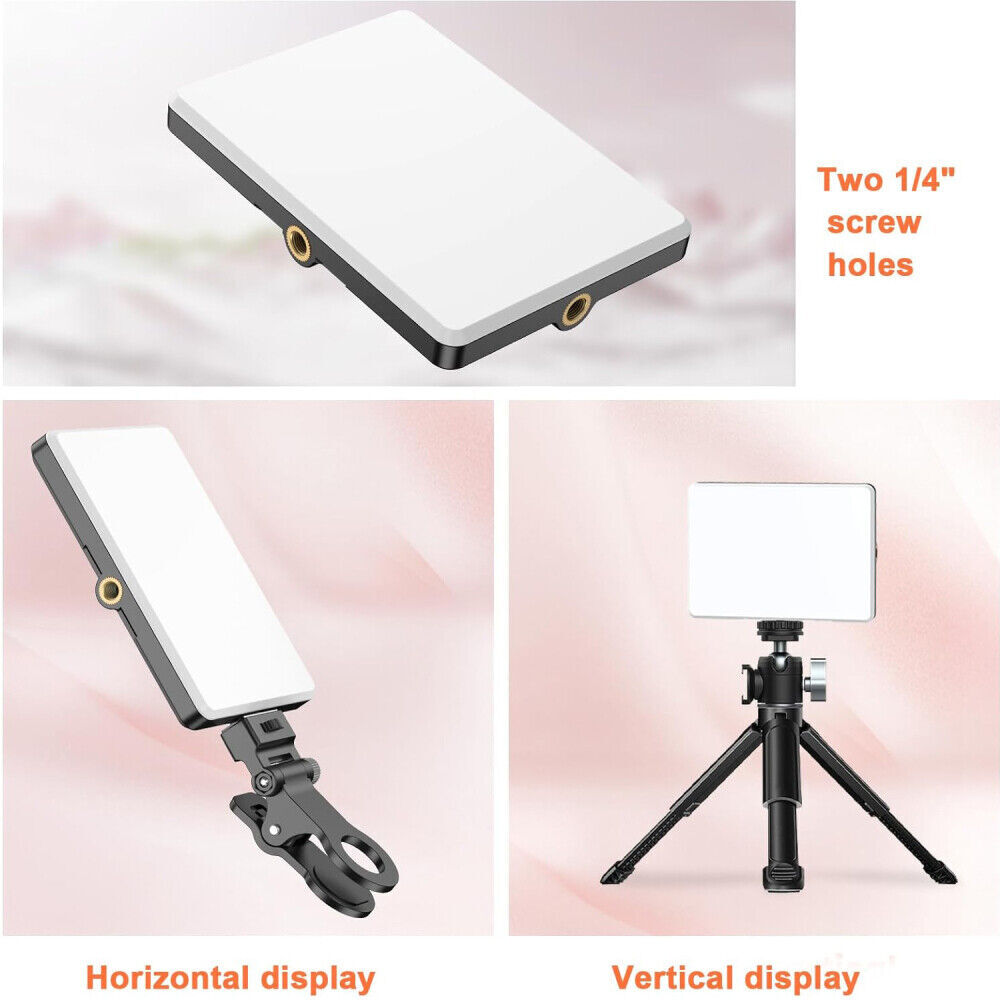 Portable Mobile Phone LED Video Light Selfie Live Fill Light 2500-9000K ...