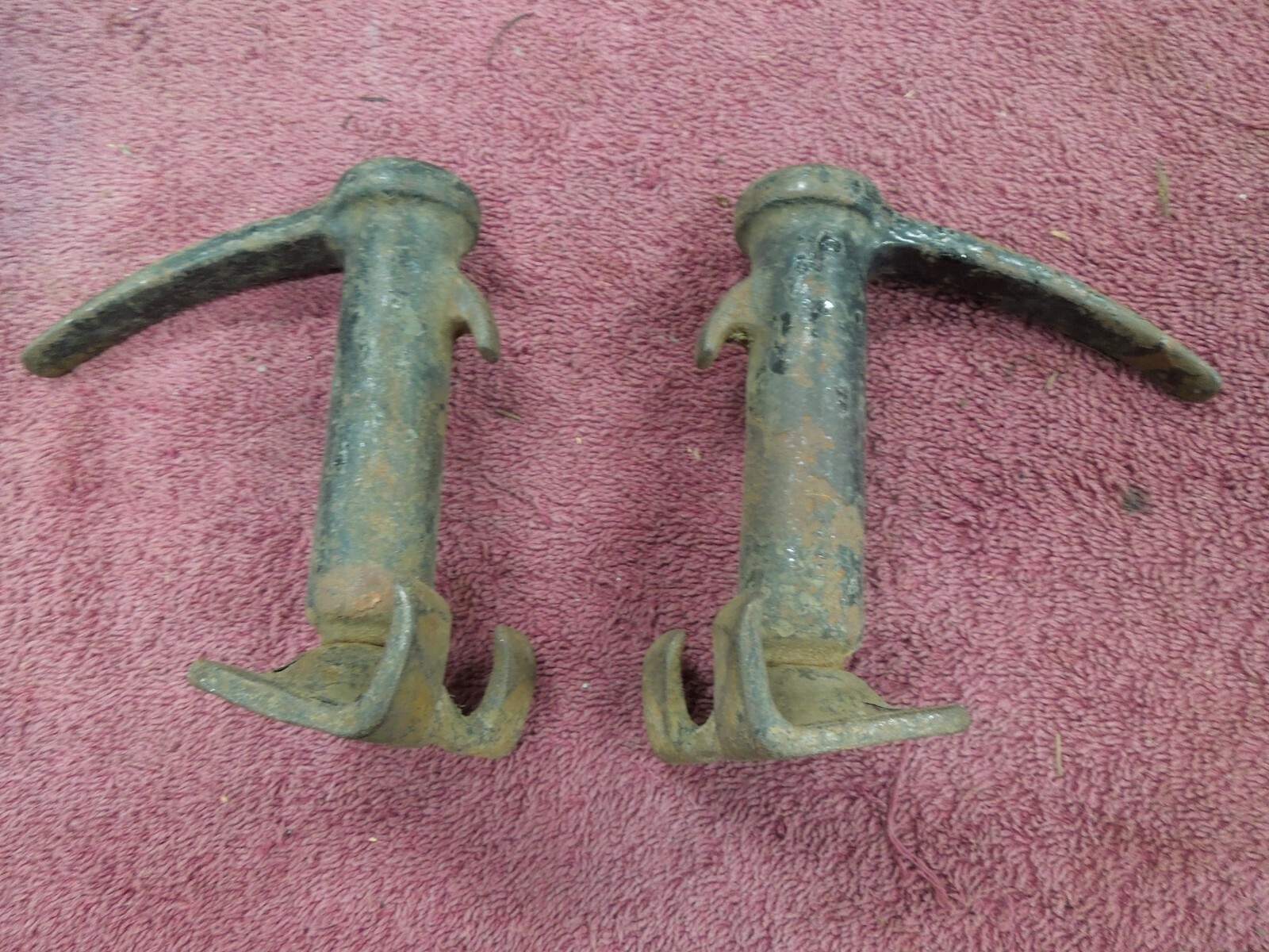 1930's, 40's Truck Spring Loaded Hood Hold Down Latches Very Heavy Cast ...