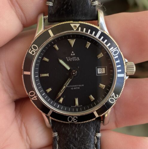 Vintage VETTA Diver’s Watch Eta 2824-2 Automatic watch Working ...