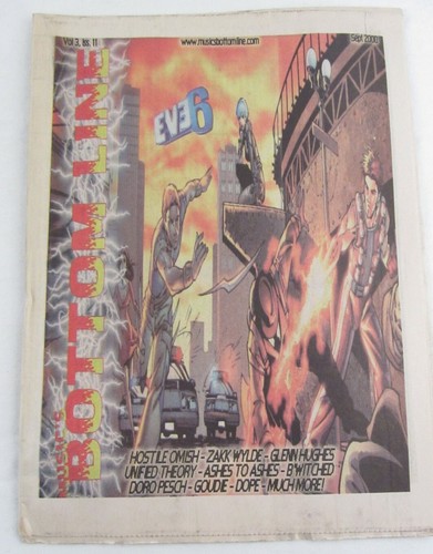 BOTTOM LINE Magazine - Eve 6 Zakk Wylde Doro Pesch Unified Theory ...