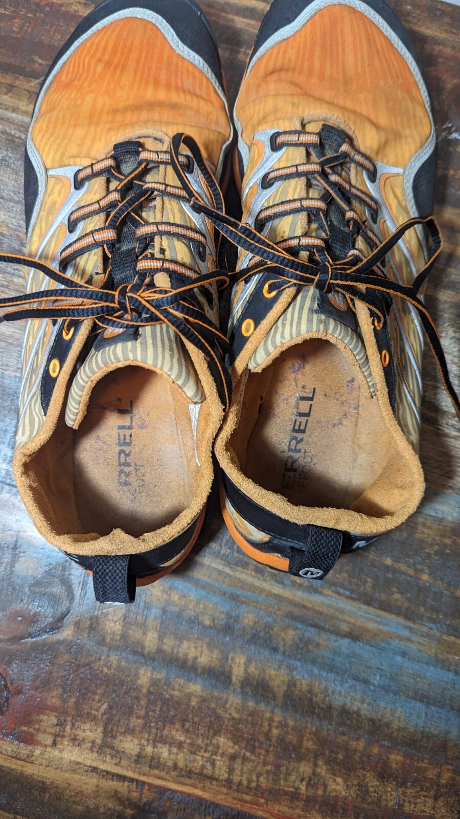 Merrell Barefoot Sonic Glove Running Shoes Orange Men… - Gem