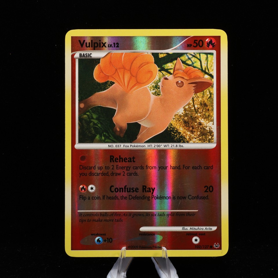 Pokemon TCG - Vulpix 102/127 Platinum Common Rev Holo - LP | eBay