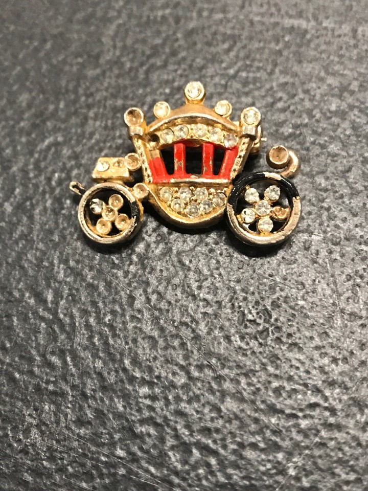 Vintage Carriage Pin Missing Some Stones | eBay