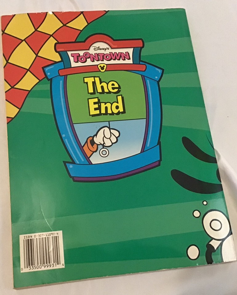 Toontown Toon-A-Fish DISNEYANA Walt Disney's Color/Activity Book 1995 ...