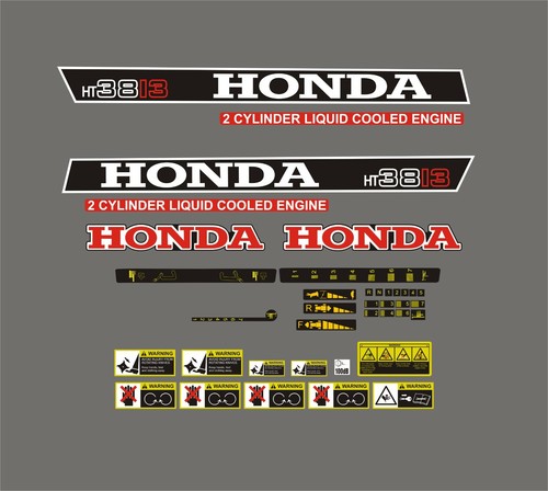 Honda HT 3813 mower Decal Kit | eBay