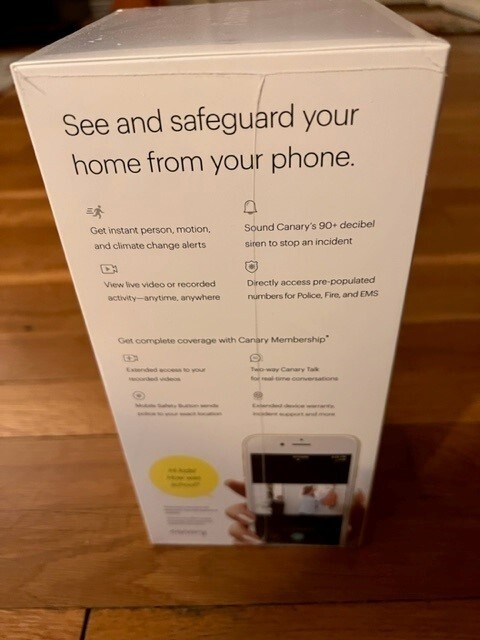 Canary Pro Wireless Indoor Home Security Camera & Climate Monitor ...