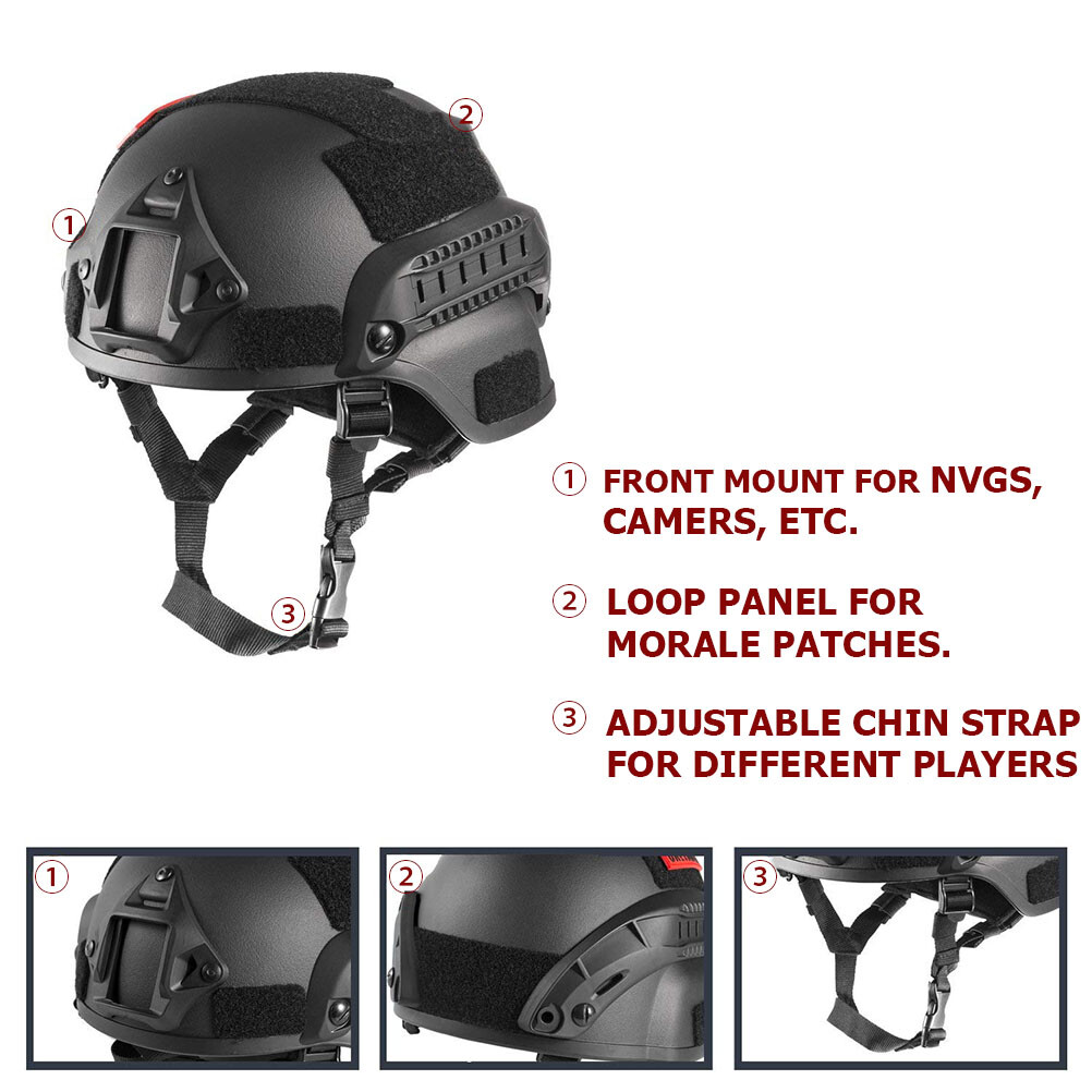 Mich 2000 One Tigris MICH 2000 STYEL ACH Tactical Helmet With NVG