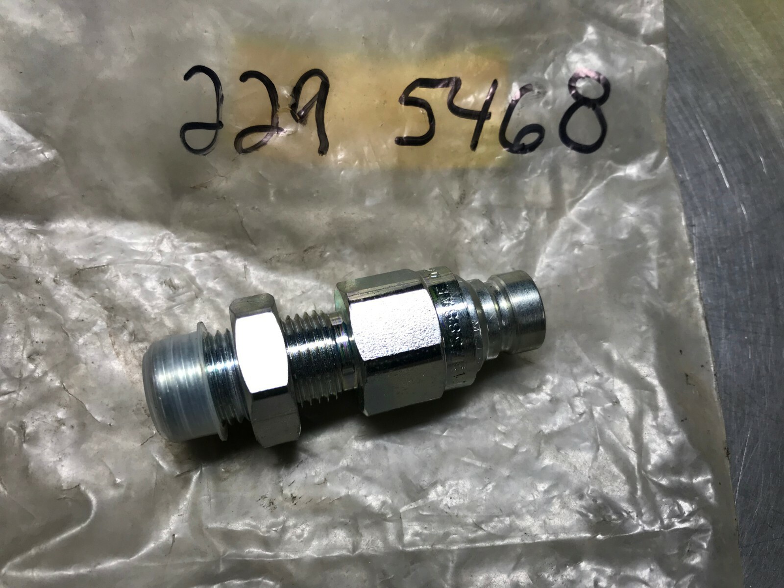 2295468 GENUINE CAT MALE QUICK DISCONNECT FITTING CATERPILLAR 229-5468 ...