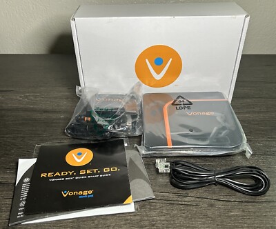 Vonage VDV22-VD Analog Phone Box with Power Adapter - New In Box See ...
