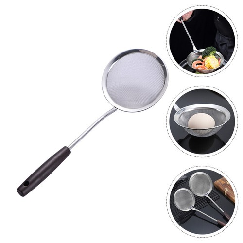 Baking Sifter Household Skimmer Flour Filter Sieve Fine Mesh Food ...