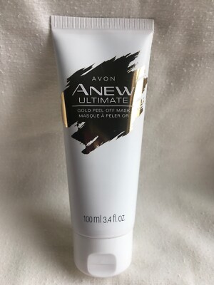 AVON ANEW ULTIMATE GOLD PEEL OFF MASK ~ FULL SIZE ~ NEW SEALED, FREE ...