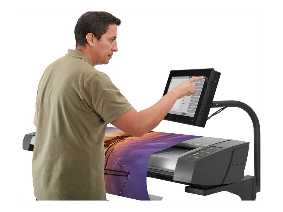 HP Hd Pro 2 42-in Scanner Color Wide Format Scanner W/Computer 5EK00A# ...