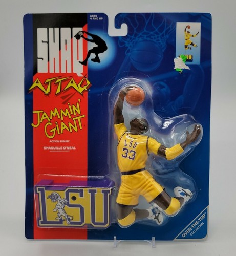 Shaquille O'Neal Shaq Attaq Jammin' Giant LSU Variant Kenner Action ...