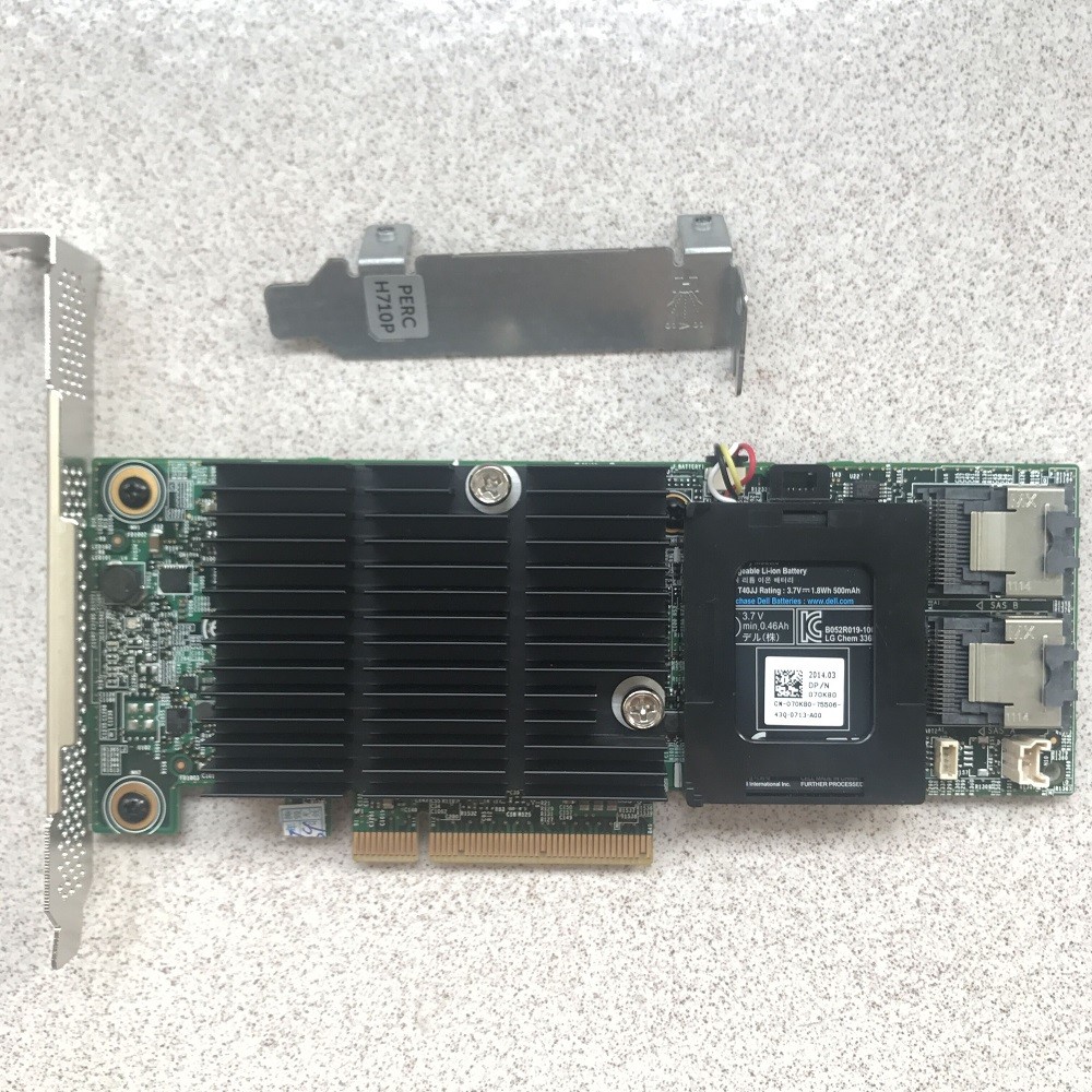 DELL JJ8XD PERC H710P ADAPTER 1GB CACHE 6Gbp/s SAS PCI-E RAID ...