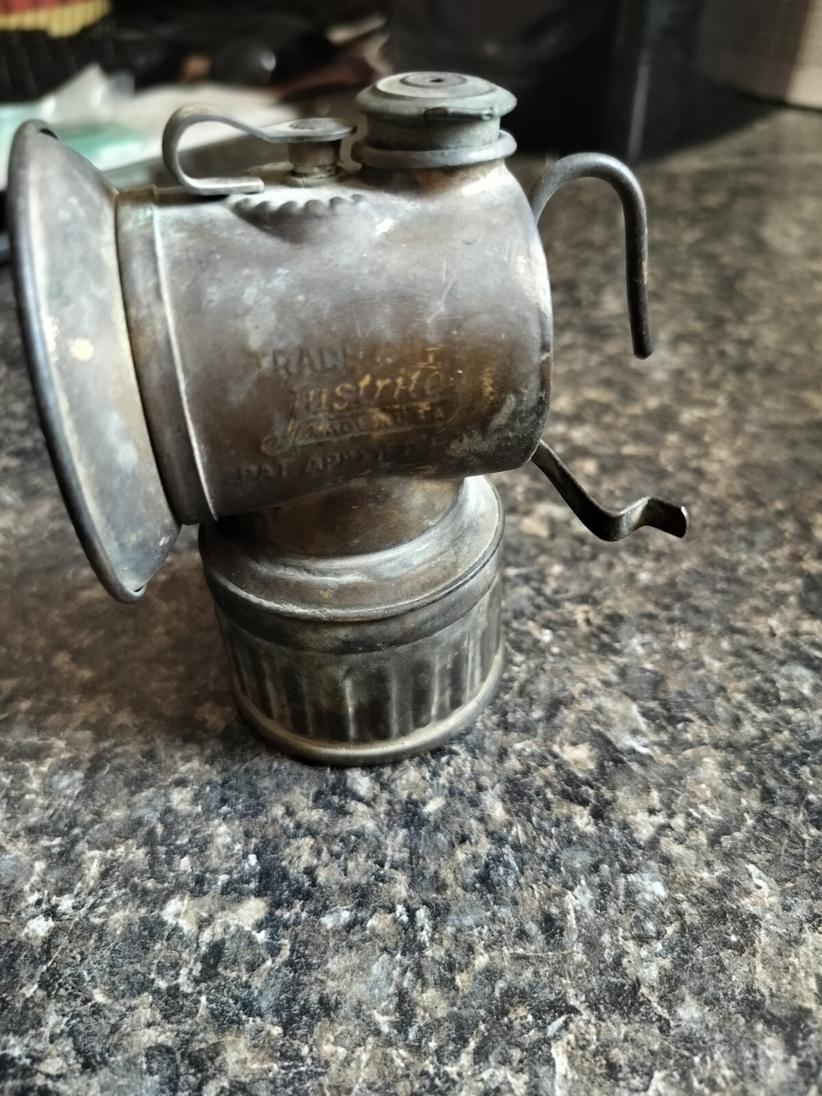 Justrite Brass Carbide Miners Lamp | eBay