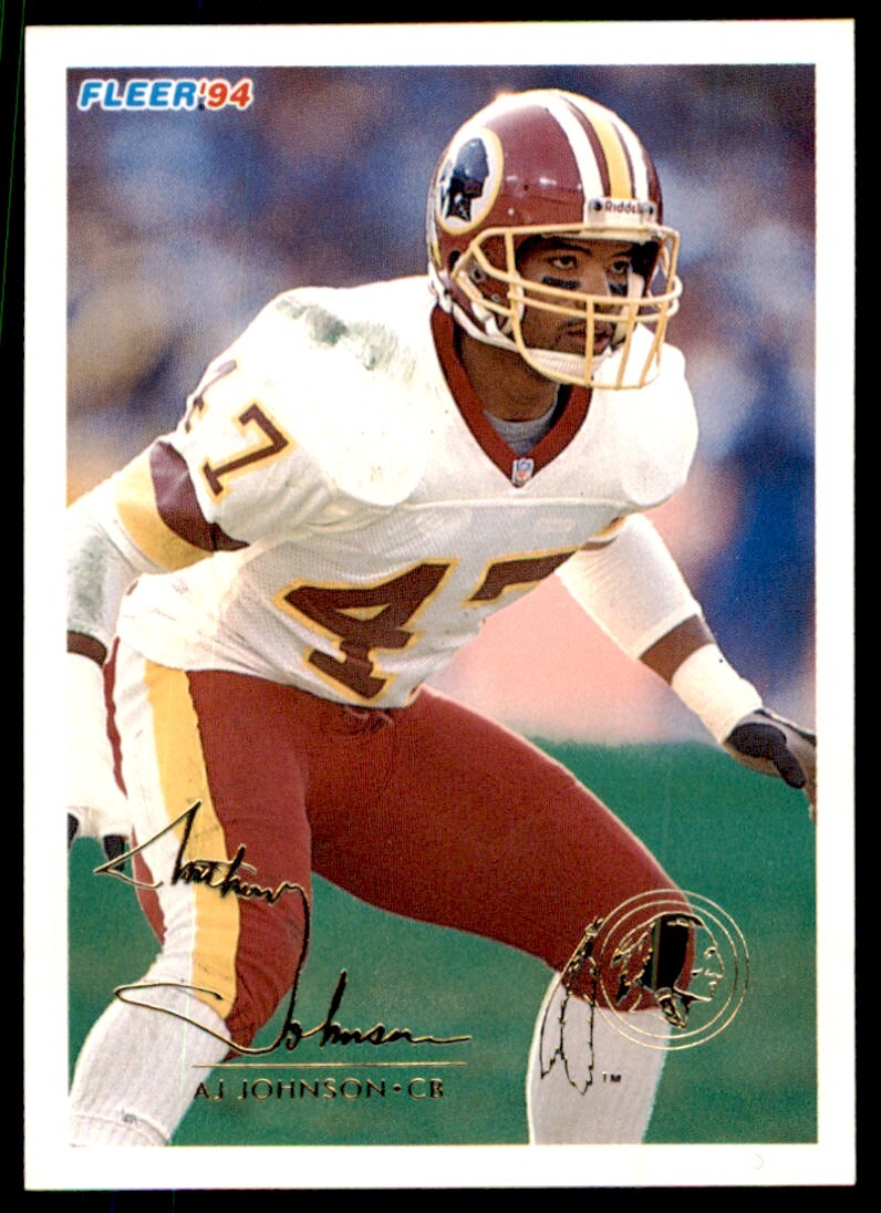 1994 Fleer A.J. Johnson Washington Redskins #467 | eBay