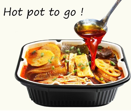 Self heating Hot Pot 5 Packs Instant Meal Snacks Ramen Noodles Soup ...