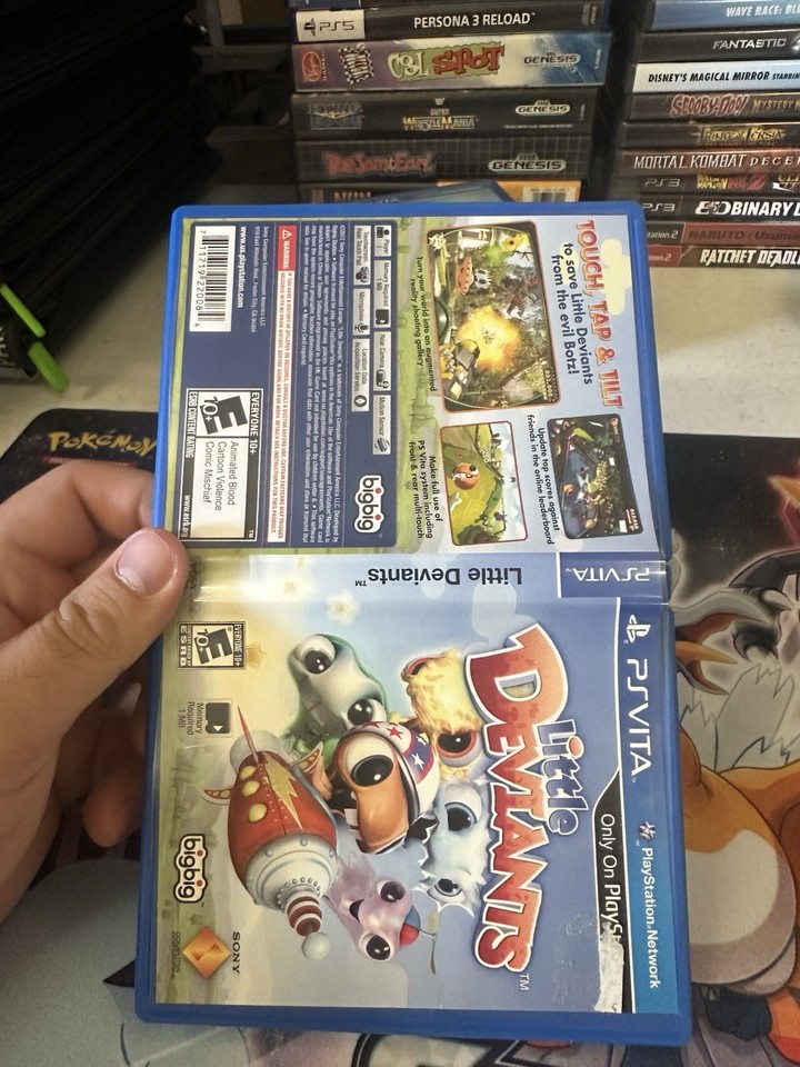 Little Deviants PS Vita Authentic Tested Working Complete In Box Cib ...