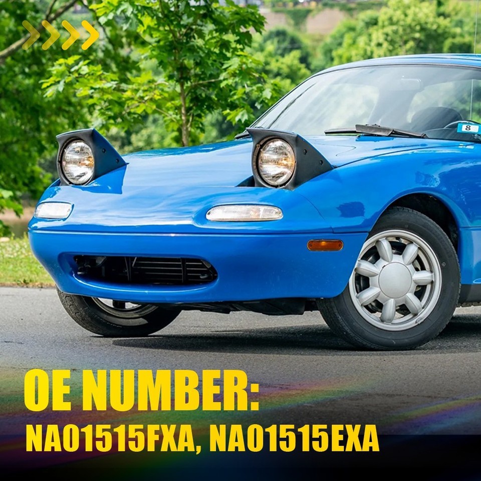 2-20 Front Side Marker Light Housings Amber For 1990-04 05 2005 Mazda ...