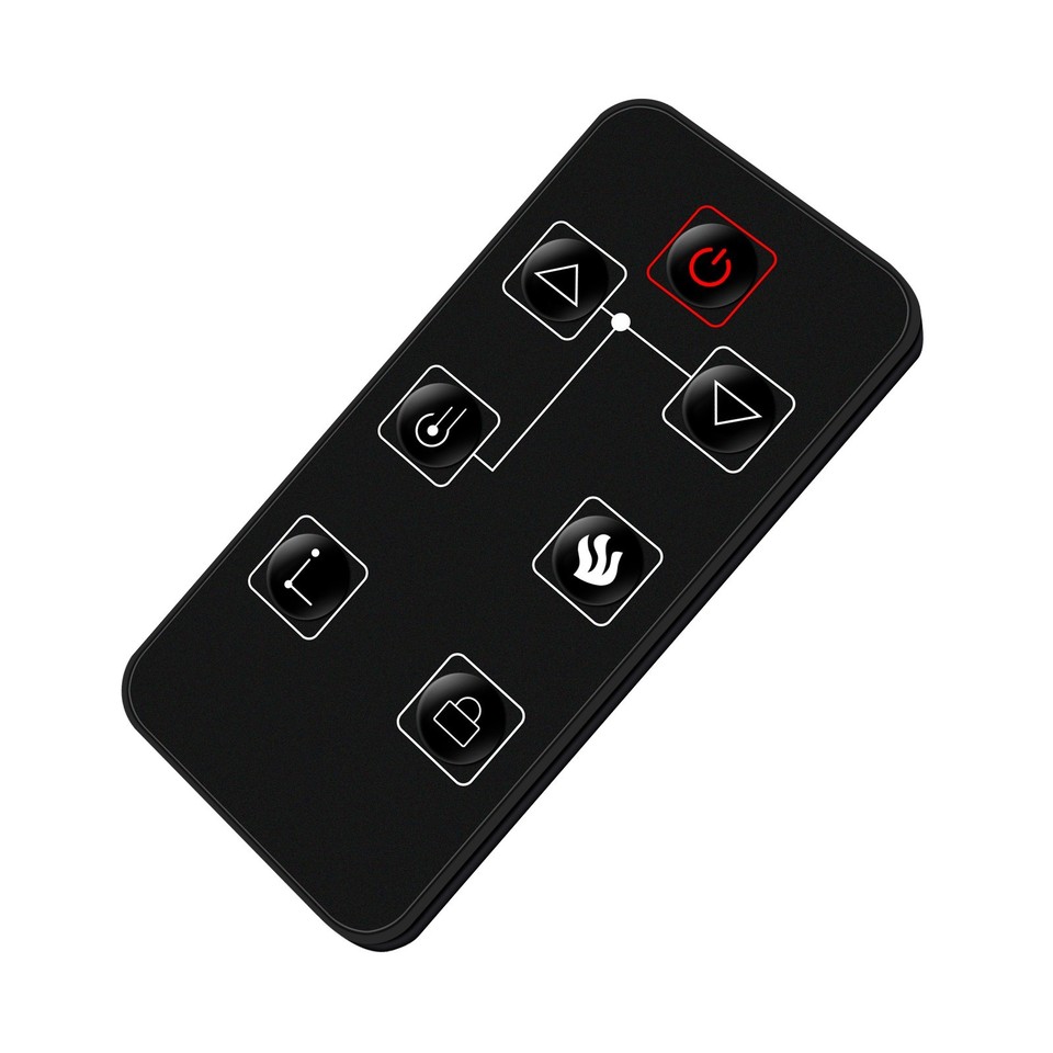 Replace Remote Control fit For FEBO Flame Electric Fireplace ZHS-30-A ...
