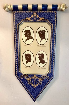 Original Disney Prop ROYAL ROOMS PORT ORLEANS RESORT Prince Banner Art ...