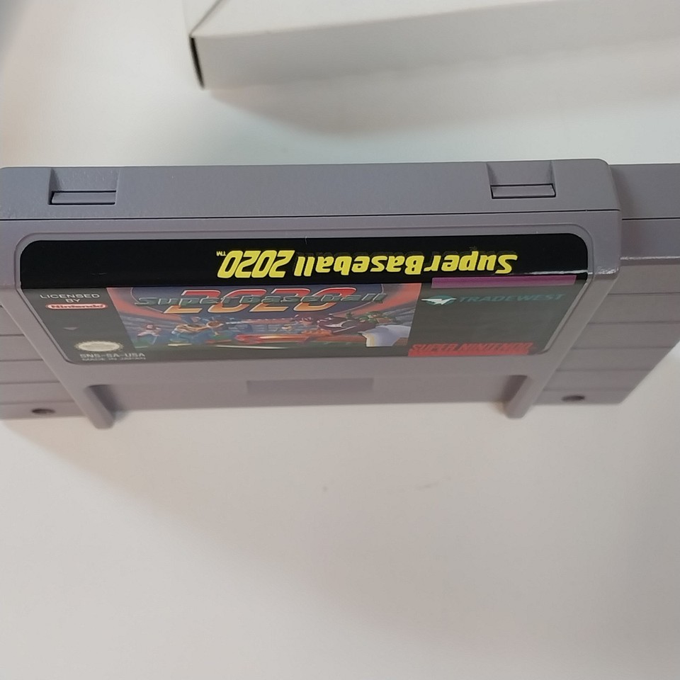 2020 Super Baseball (Super Nintendo Entertainment System, 1993 ...