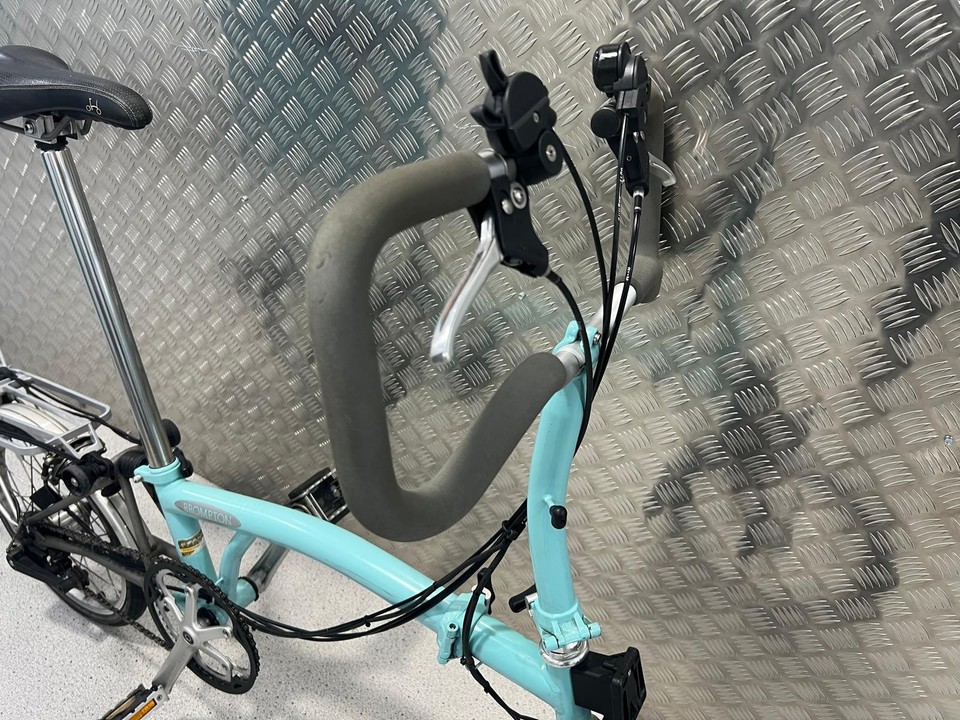 BROMPTON P6R-X TURKISH GREEN TITANIUM IN GOOD CONDITION **WORLDWIDE ...