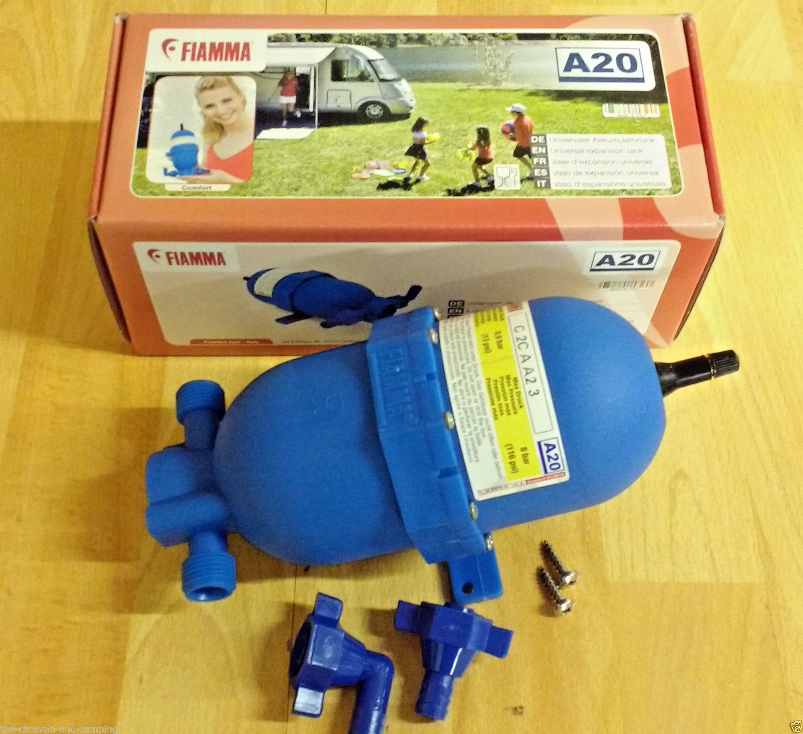FIAMMA A20 Expansion Tank - Accumulator Tank - Caravan / Motorhome ...
