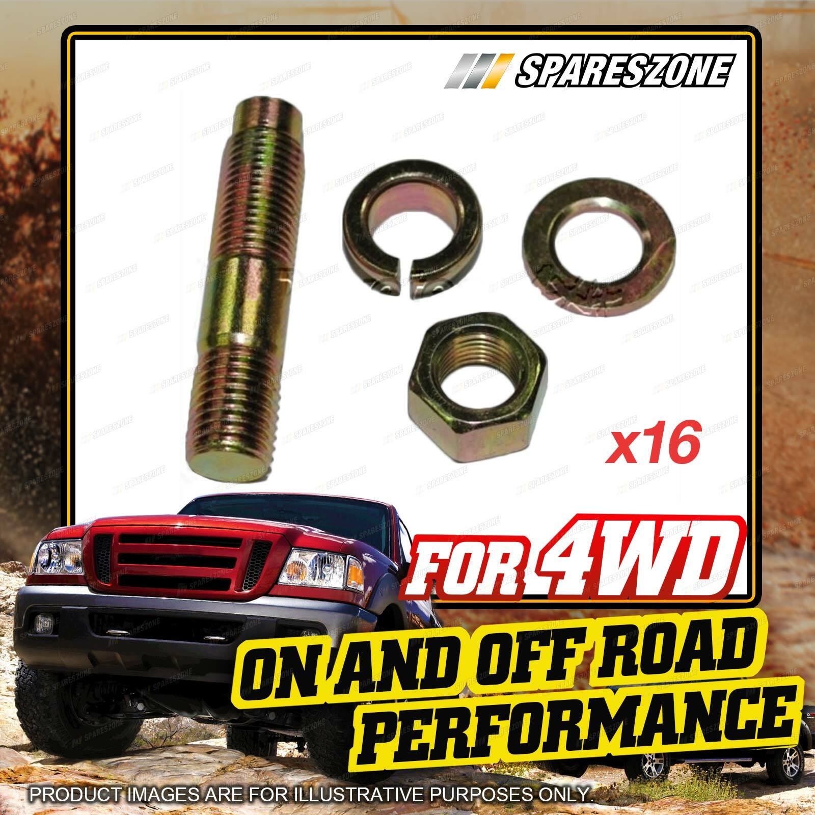 16 x Steering Knuckle Stud Kit for TOYOTA Landcruiser FZJ70 / FZJ75 8/ ...