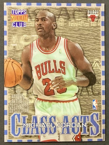 1996-97 Topps Stadium Club Michael Jordan Stackhouse Class Acts SP #CA ...