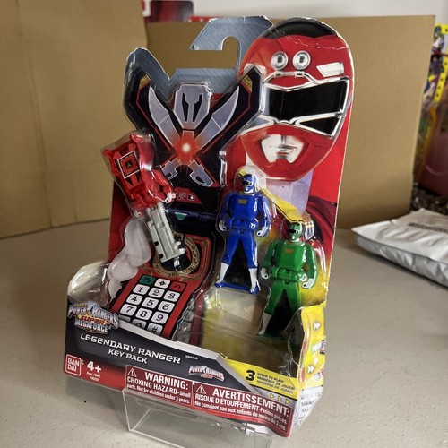 Power Rangers Super Megaforce Legendary Ranger Key Pack Turbo Red Blue ...