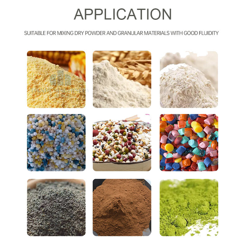 5-20KG Electric Dry Dough Powder Blender Drum Mixer Multi Function ...