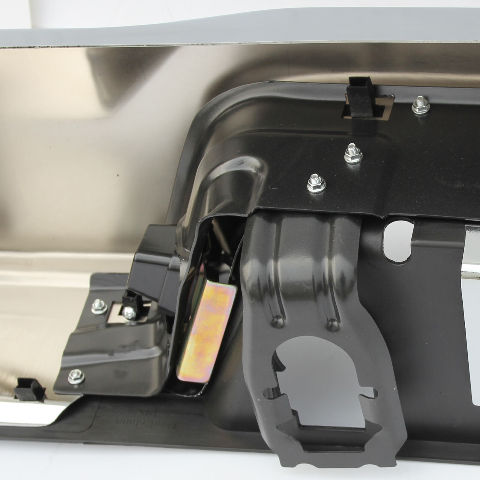 Chrome Rear Step Bumper w/Sensor Holes for 2009-18 Dodge RAM 1500 w ...