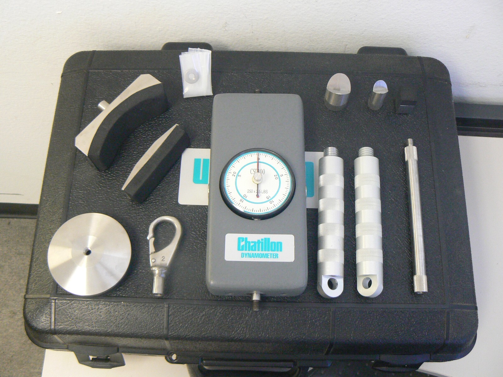 Chatillon Csd-100 Strength Dynamometer Tester 250lb Range Case ...