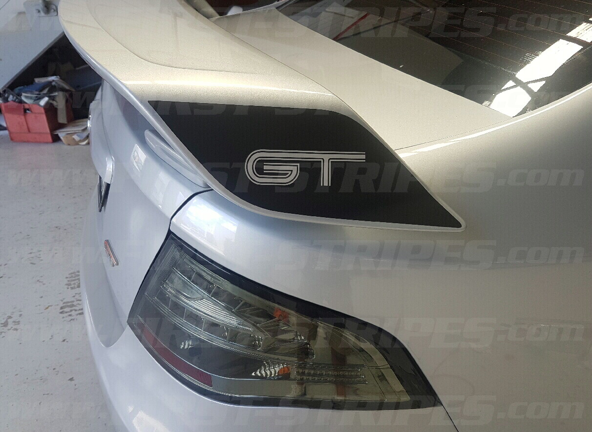 FORD FG GT / GTP MK2 FALCON " Rear Wing Spoiler Decals " BOSS 335 Rspec ...