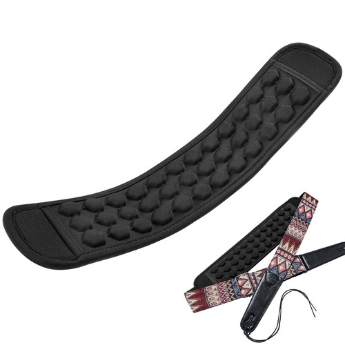 2.7" Width Guitar Strap Pad Soft Air Cushion Strap Pad for Bass ...