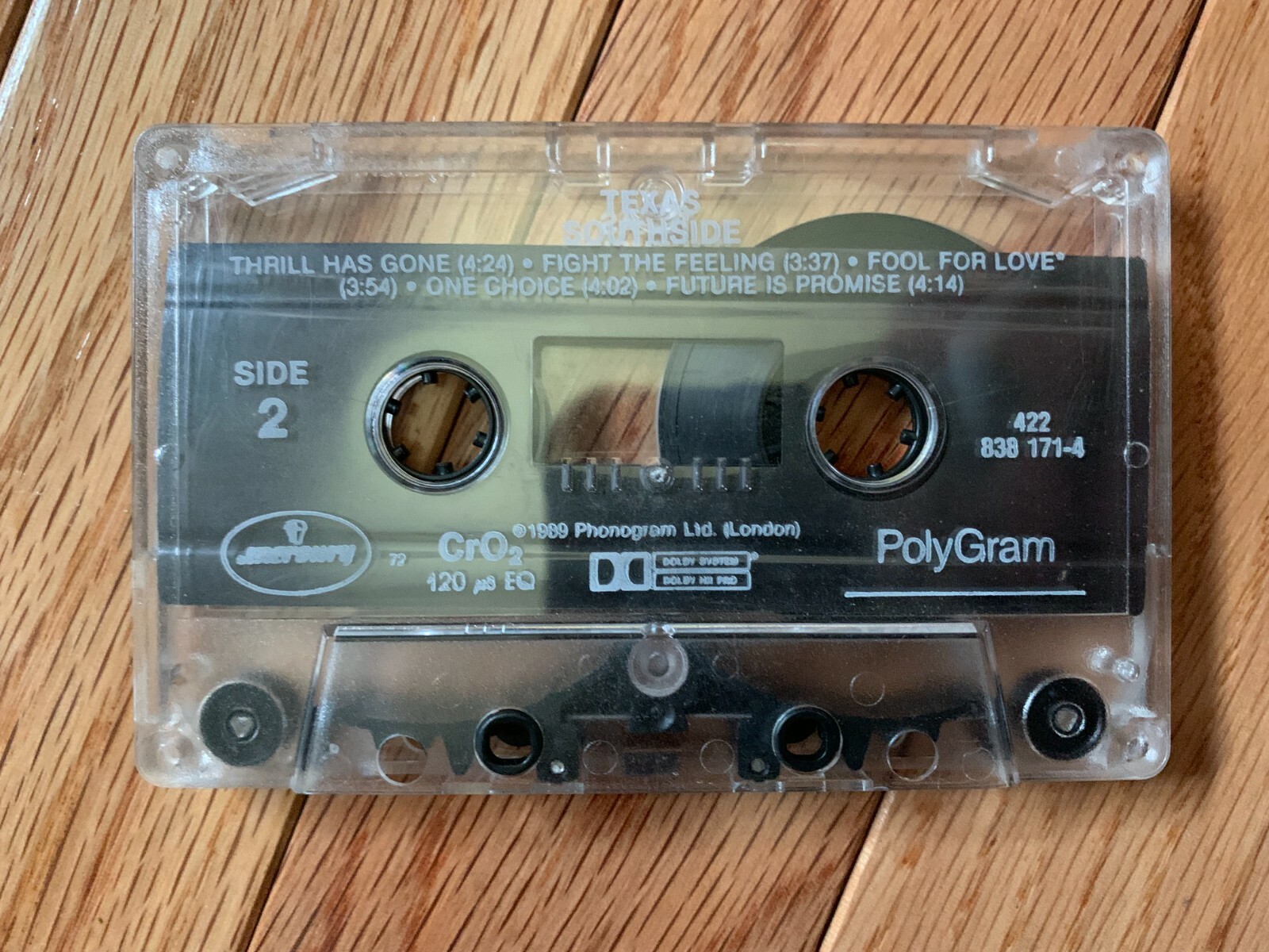 Texas - Cassette Tape - Southside - 1989 - PLAY TESTED - SOUNDS GREAT ...