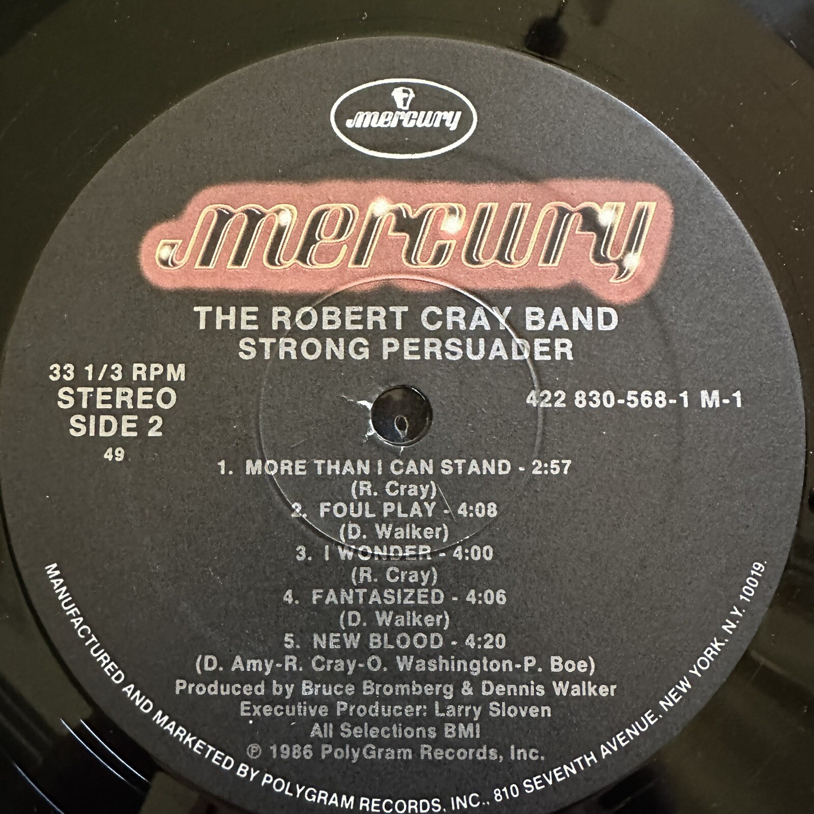 Robert Cray Band Strong Persuader LP Vinyl Record Album | eBay