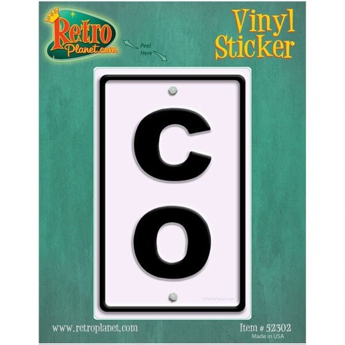 Colorado CO State Abbreviation Highway Marker US Travel Vinyl Sticker 2 ...