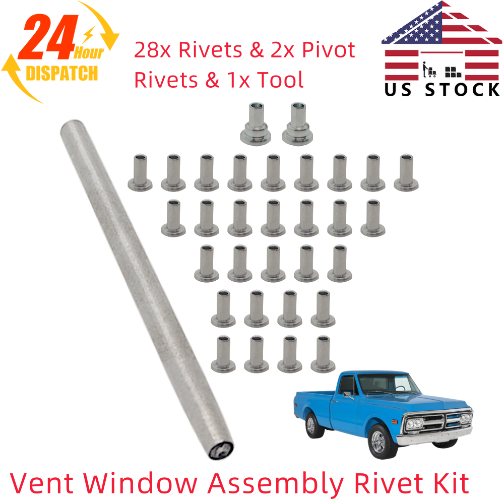 Vent Window Assembly Rivet Kit For 1951-72Chevrolet Chevy GMC Pickup ...