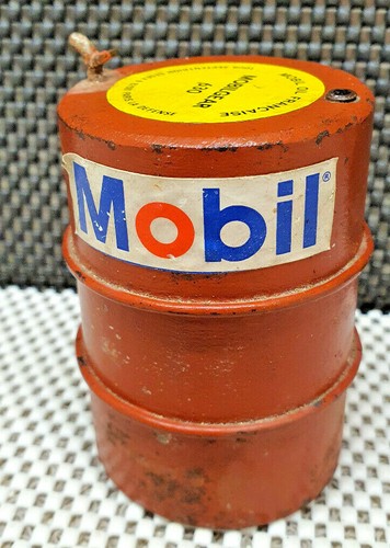 Mobil Press Paper Advertising Barrel Tonneau Mobilgear 630 Mobil Oil ...