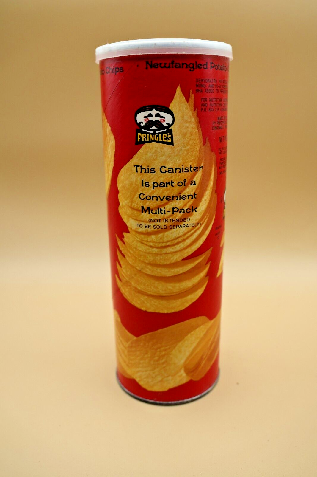 Vintage Pringles CHIP Can B4- "Pringle's Newfangled Potato. Chips- Dut ...