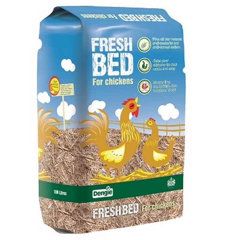 Dengie Fresh Bed Bedding -Chopped Straw + Oil for Chicken Hen Poultry ...