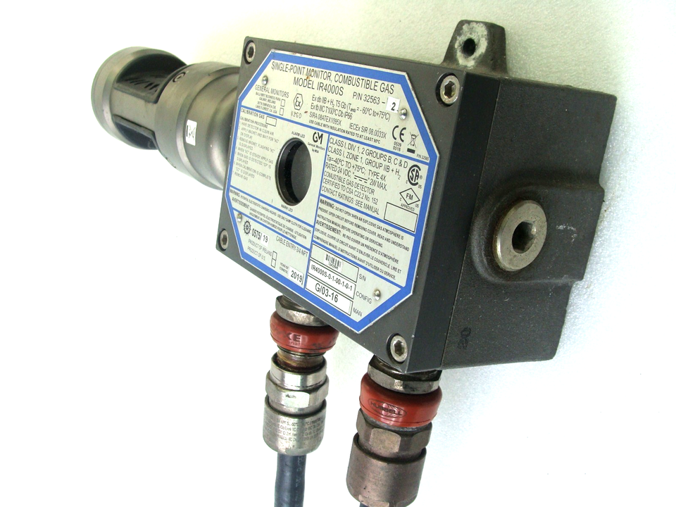 GENERAL MONITORS IR4000S & IR400 COMBUSTIBLE INFRARED GAS DETECTOR ...