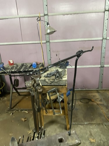 Bedroll Campfires Cooker. Hand Forged From 1/2” Steel,hook For Pot,fork ...