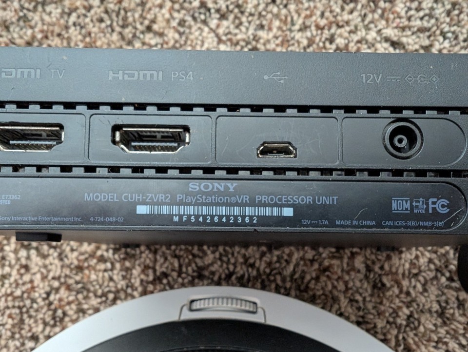 Sony PSVR PlayStation CUH-ZVR2 Headset Camera 2 Controllers PS5 Adapter ...
